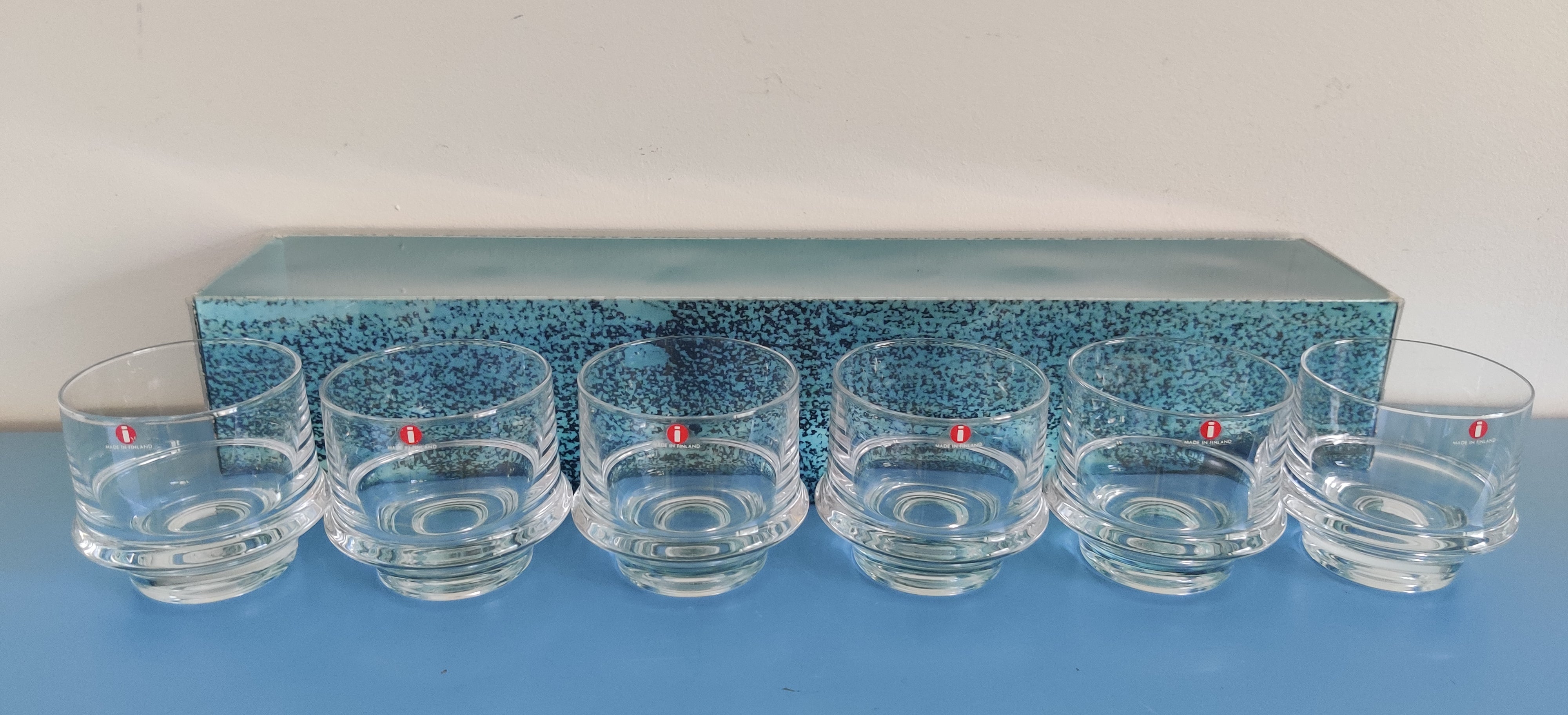 Iittala Marski Viskilasi (6kpl, Alk. Pakkauksessa, Tapio Wirkkala ...